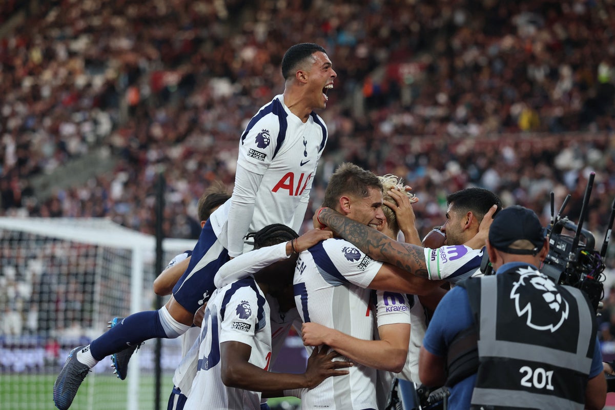 West Ham vs Tottenham live: Score and latest updates from Premier ...