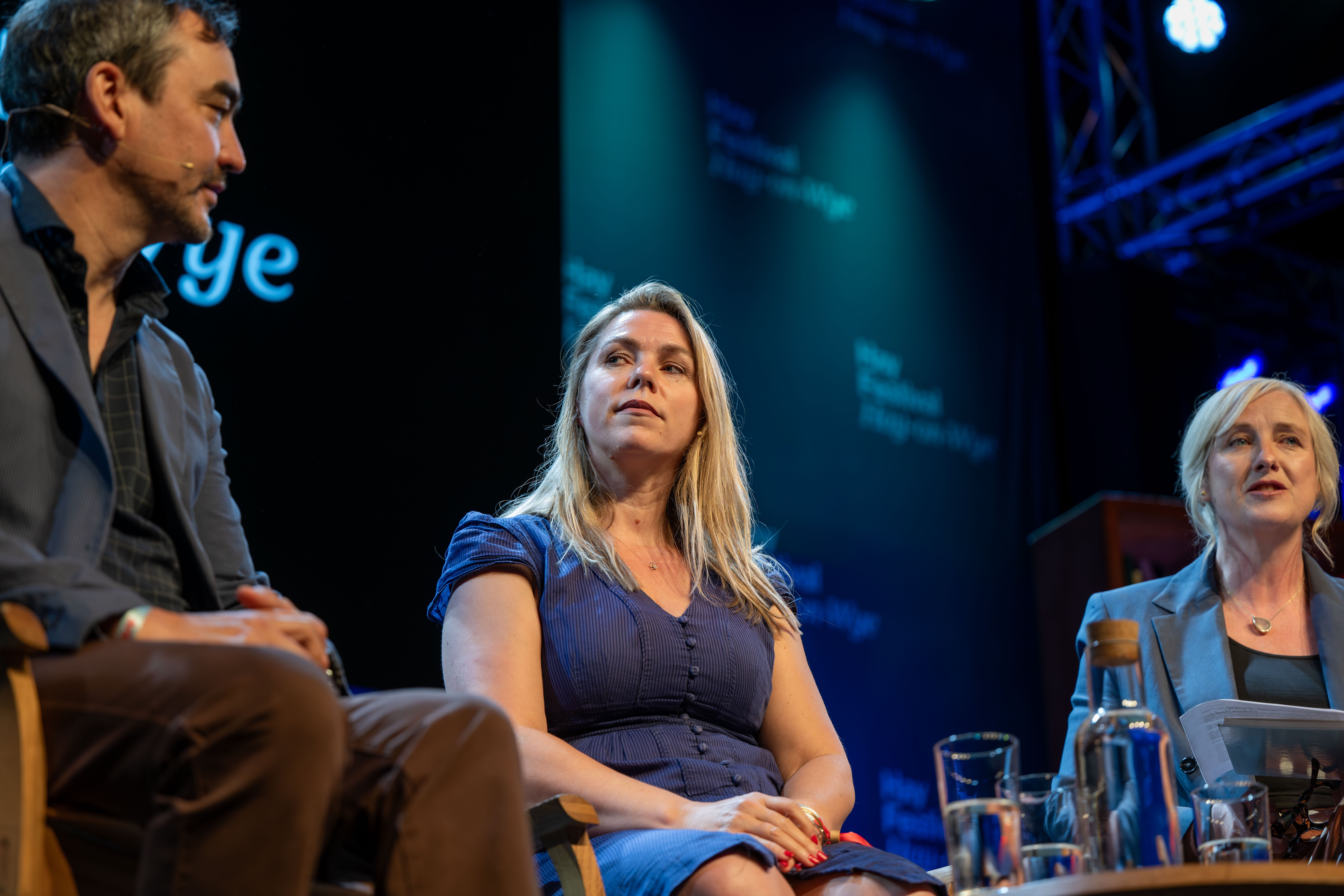 Facebook whistleblower forced to sit in silence onstage during Hay ...